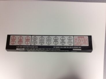 Control Panel ID Plate – IV Car Carrier – Autogrip - Chevron Commercial ...