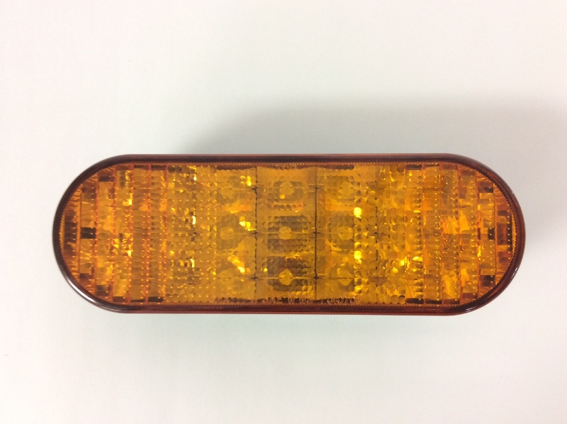 7″ Oval LED Strobe -Amber or Clear - Chevron Commercial, Inc.